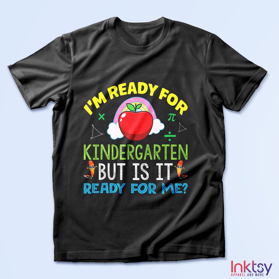 I'm Ready for Kindergarten Back to School Full Color - Etsy