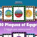 10 Plagues of Egypt Memory & Match Card Games - Etsy Canada