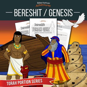 Bereshit Genesis Torah Portion Activity Book - Etsy