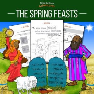 The Spring Feasts Activity Book: Passover First Fruits - Etsy Canada