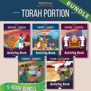 BUNDLE: Torah Portion Activity Books - Etsy