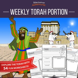 Weekly Torah Portion Activity Book - Etsy Canada