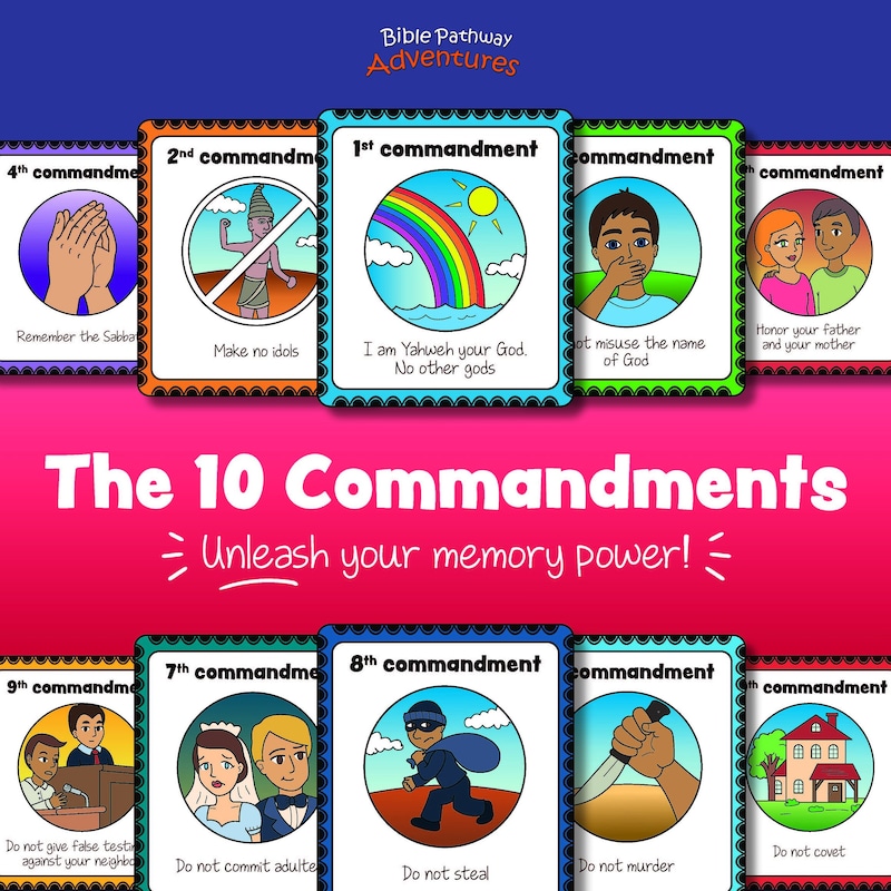Ten Commandments Clip Art - Etsy