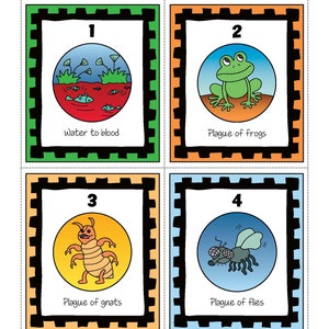 10 Plagues of Egypt Memory & Match Card Games - Etsy