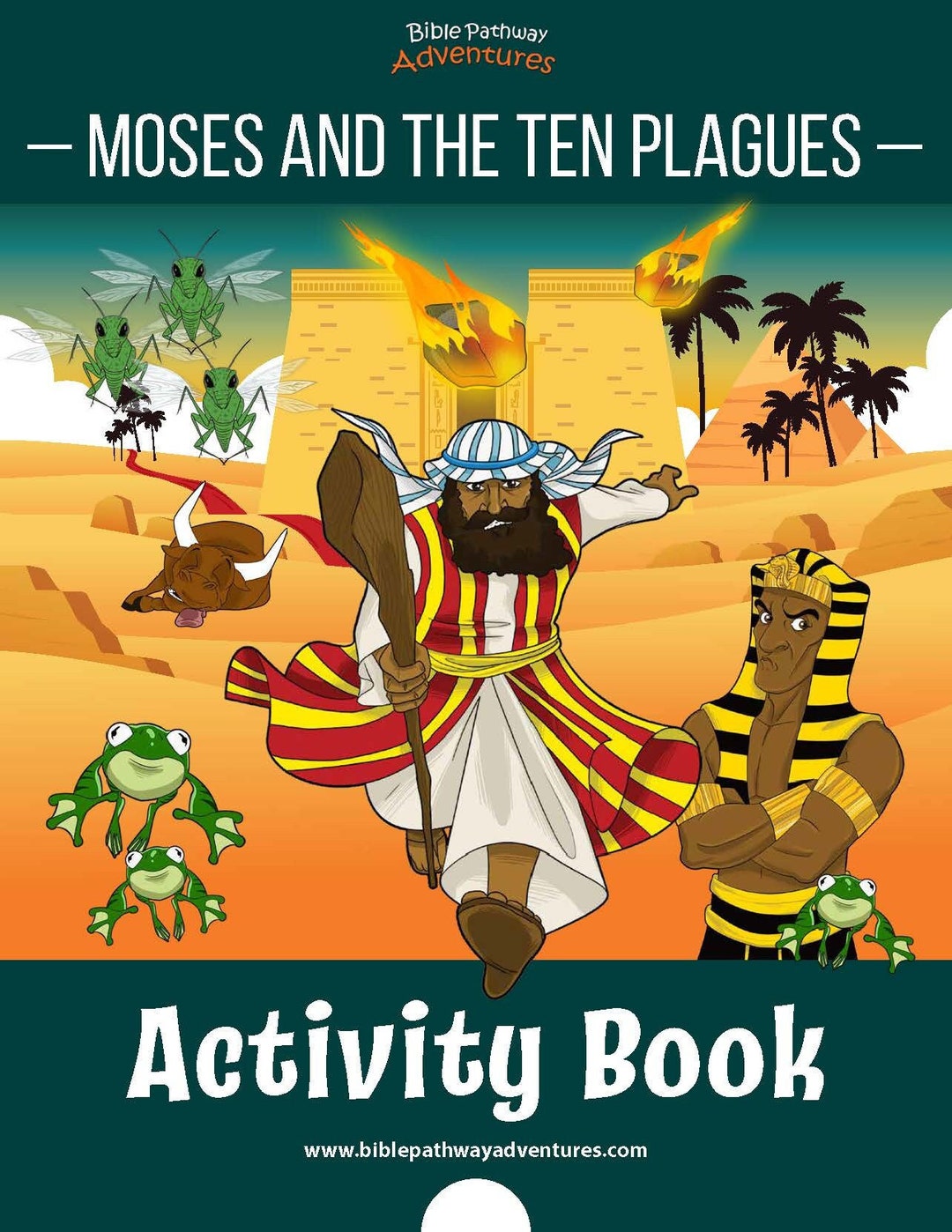 Moses and the Ten Plagues | Printable Activity Book - Etsy