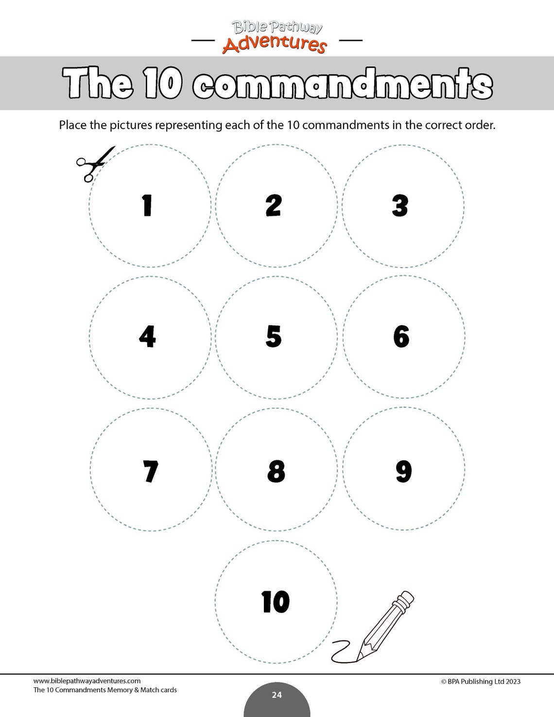 10 Commandments Memory & Match Card Games - Etsy Canada