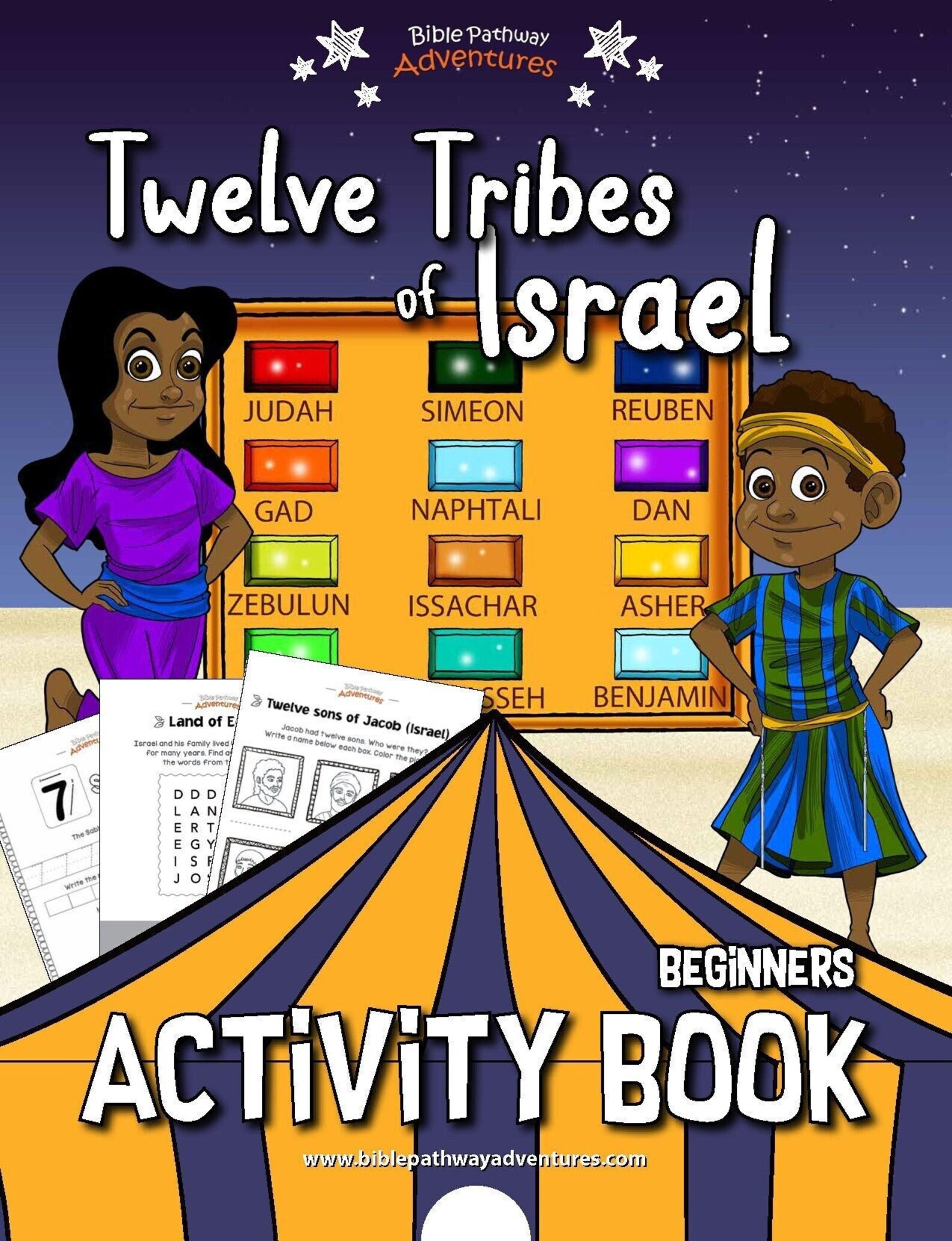 Twelve Tribes of Israel Activity Book for Beginners - Etsy