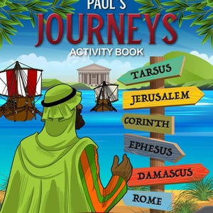 BUNDLE: Paul the Apostle Activity Books - Etsy