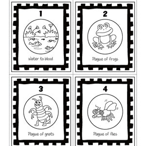 10 Plagues of Egypt Memory & Match Card Games - Etsy