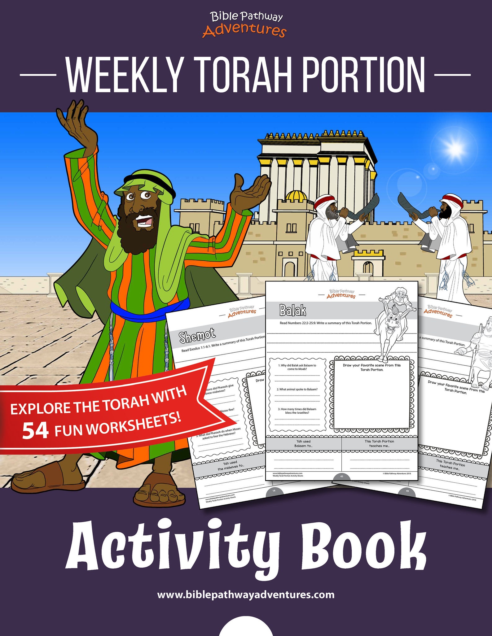 Weekly Torah Portion Activity Book - Etsy Canada