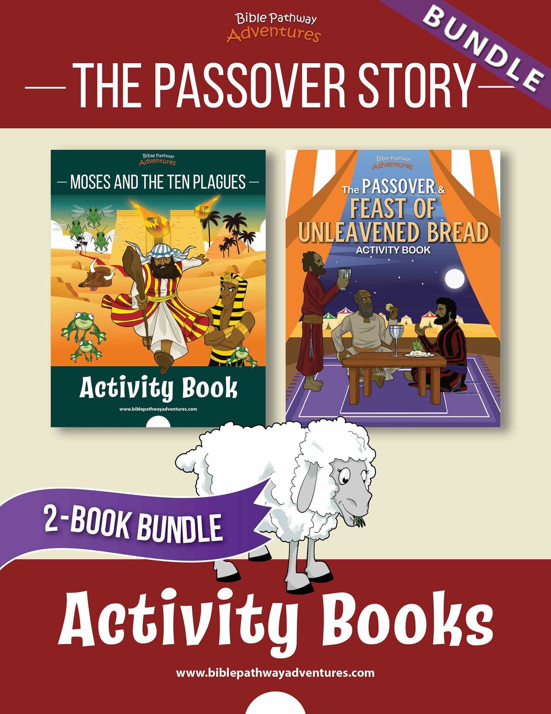 BUNDLE: the Passover Story Activity Books - Etsy