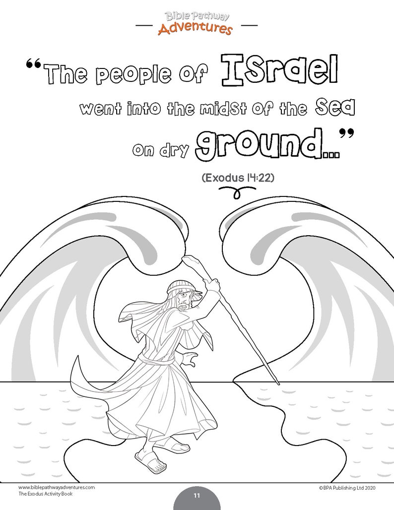 El libro de actividades para colorear del Éxodo - Etsy México