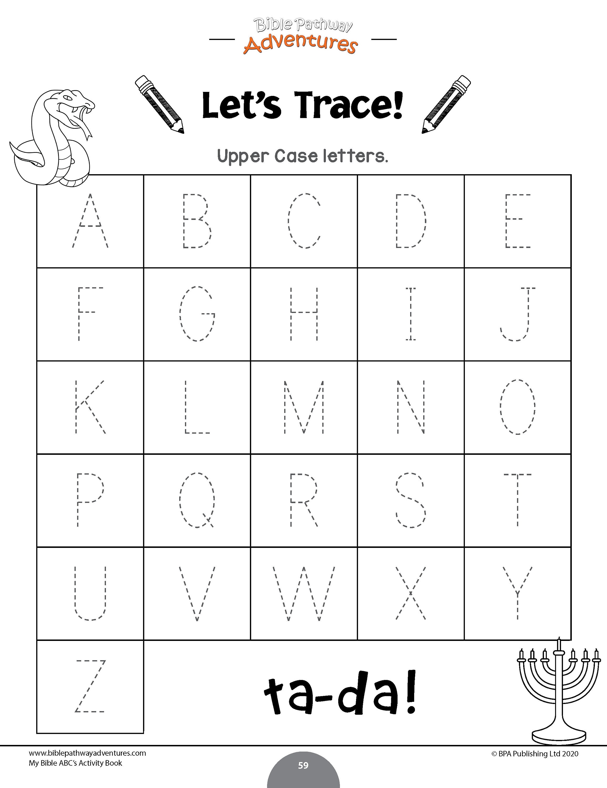 My Bible ABC Activity Book - Etsy