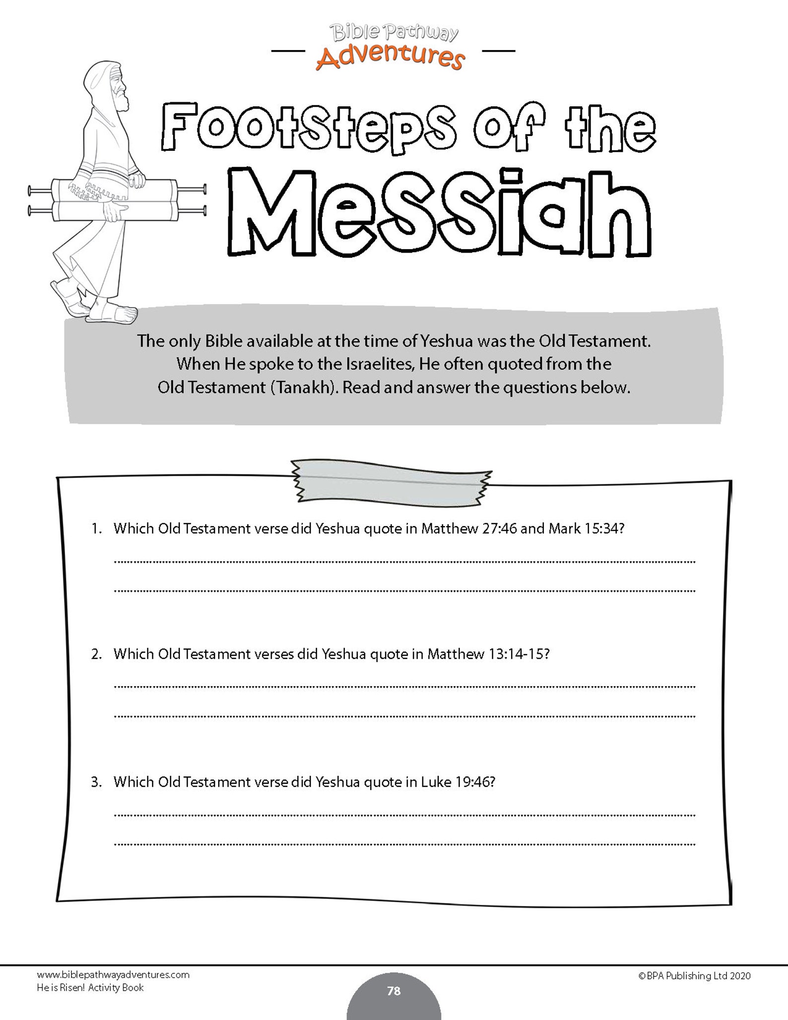 He is Risen Activity Book & Lesson Plans | Etsy