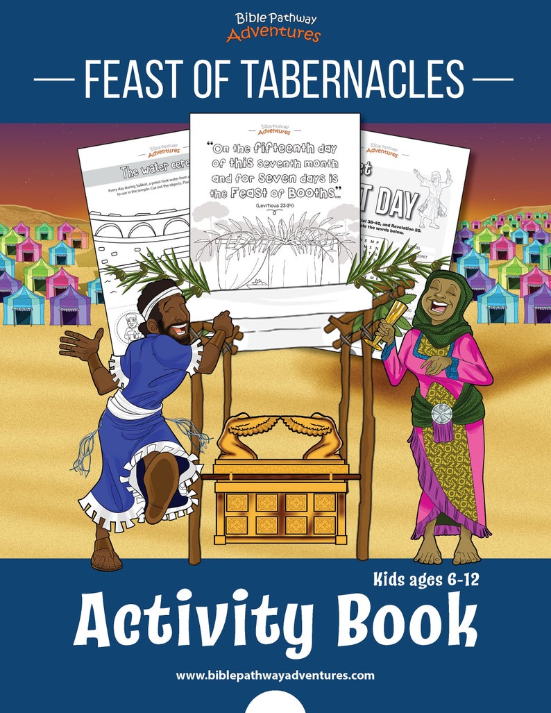 Feast of Tabernacles sukkot Activity Book - Etsy