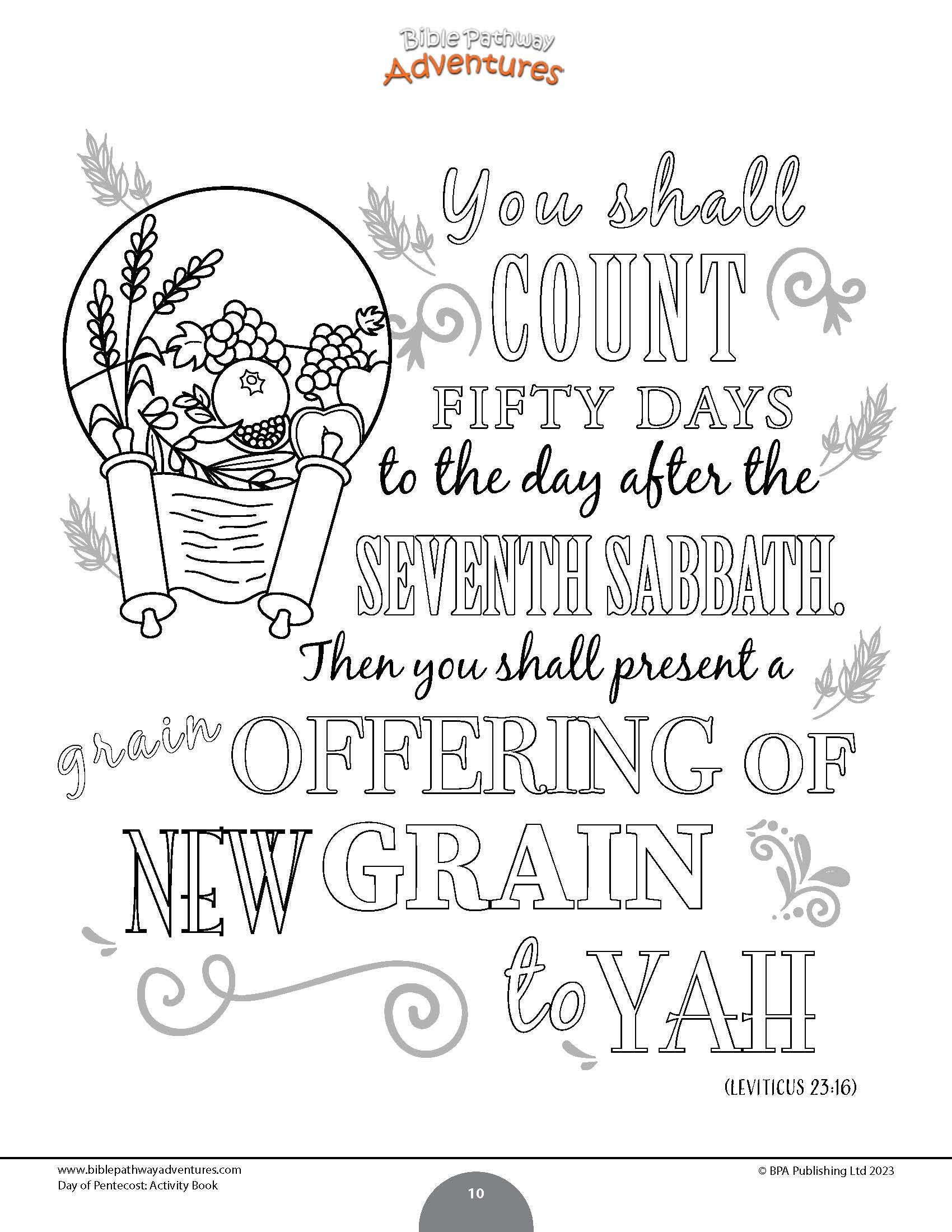 Day of Pentecost Activity Book - Etsy