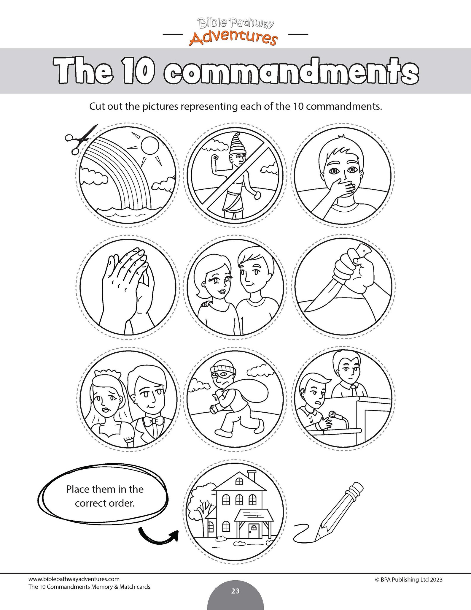 10 Commandments Memory & Match Card Games - Etsy Canada