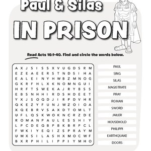 BUNDLE: Paul the Apostle Activity Books - Etsy