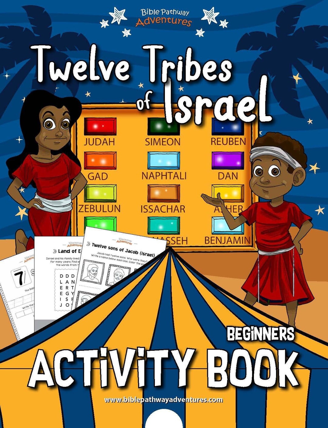 Twelve Tribes of Israel Activity Book for Beginners - Etsy