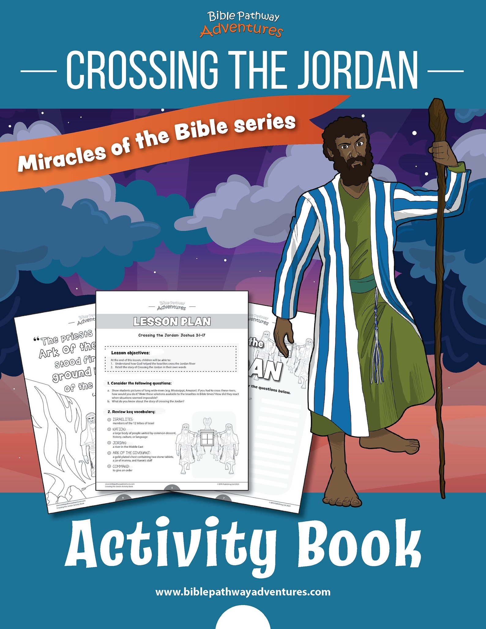 Bible Miracles: Crossing the Jordan Activity Book - Etsy