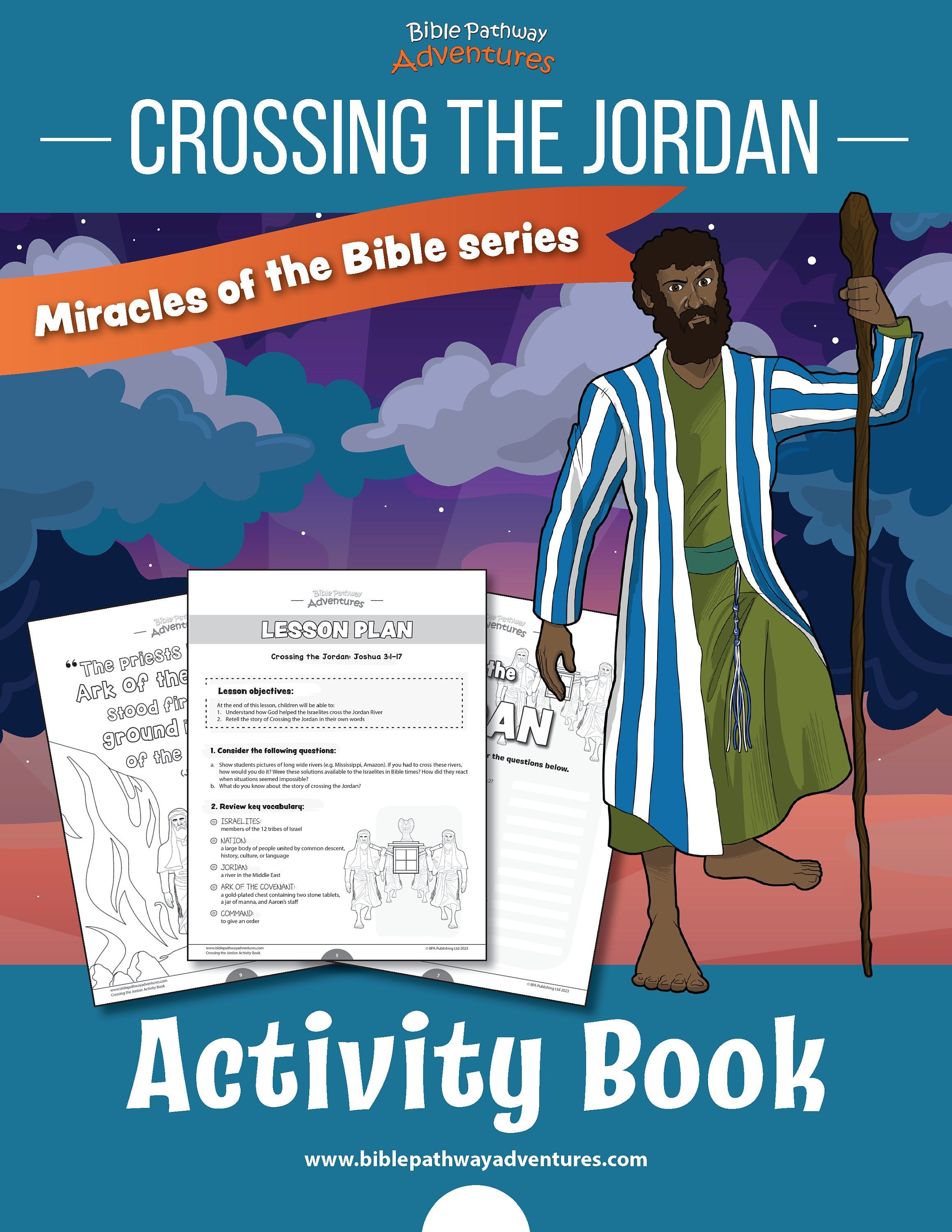 Bible Miracles: Crossing the Jordan Activity Book - Etsy