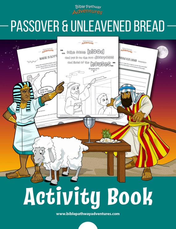 The Passover and Feast of Unleavened Bread Activity Book | Etsy