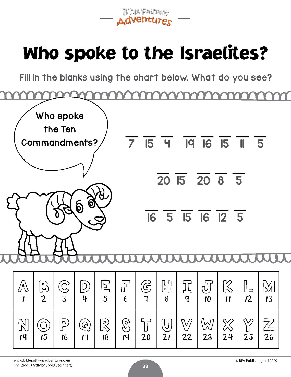 The Exodus Activity Book for Beginners - Etsy
