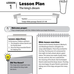 Daniel and the Lions Activity Book for Beginners - Etsy