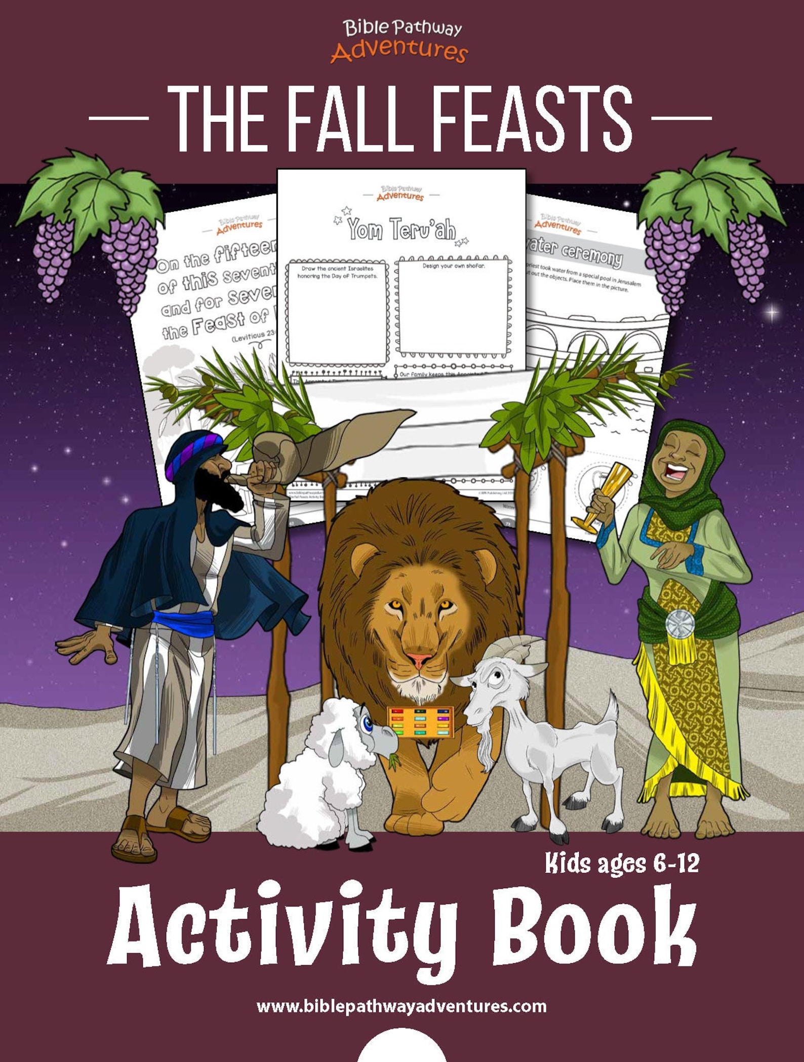 The Fall Feasts Activity Book: Trumpets Atonement and Sukkot - Etsy