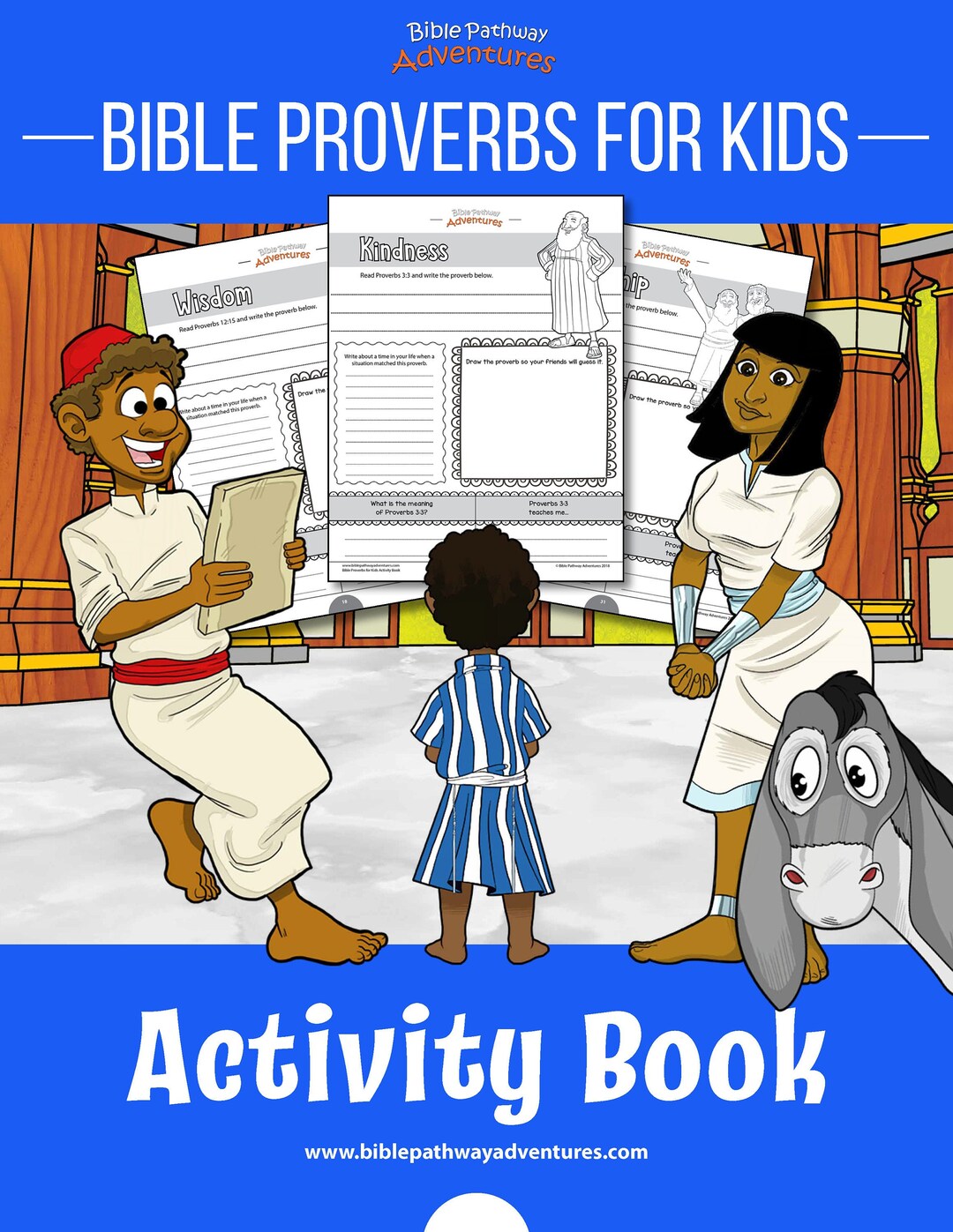 Bible Proverbs for Kids Coloring Activity Book - Etsy