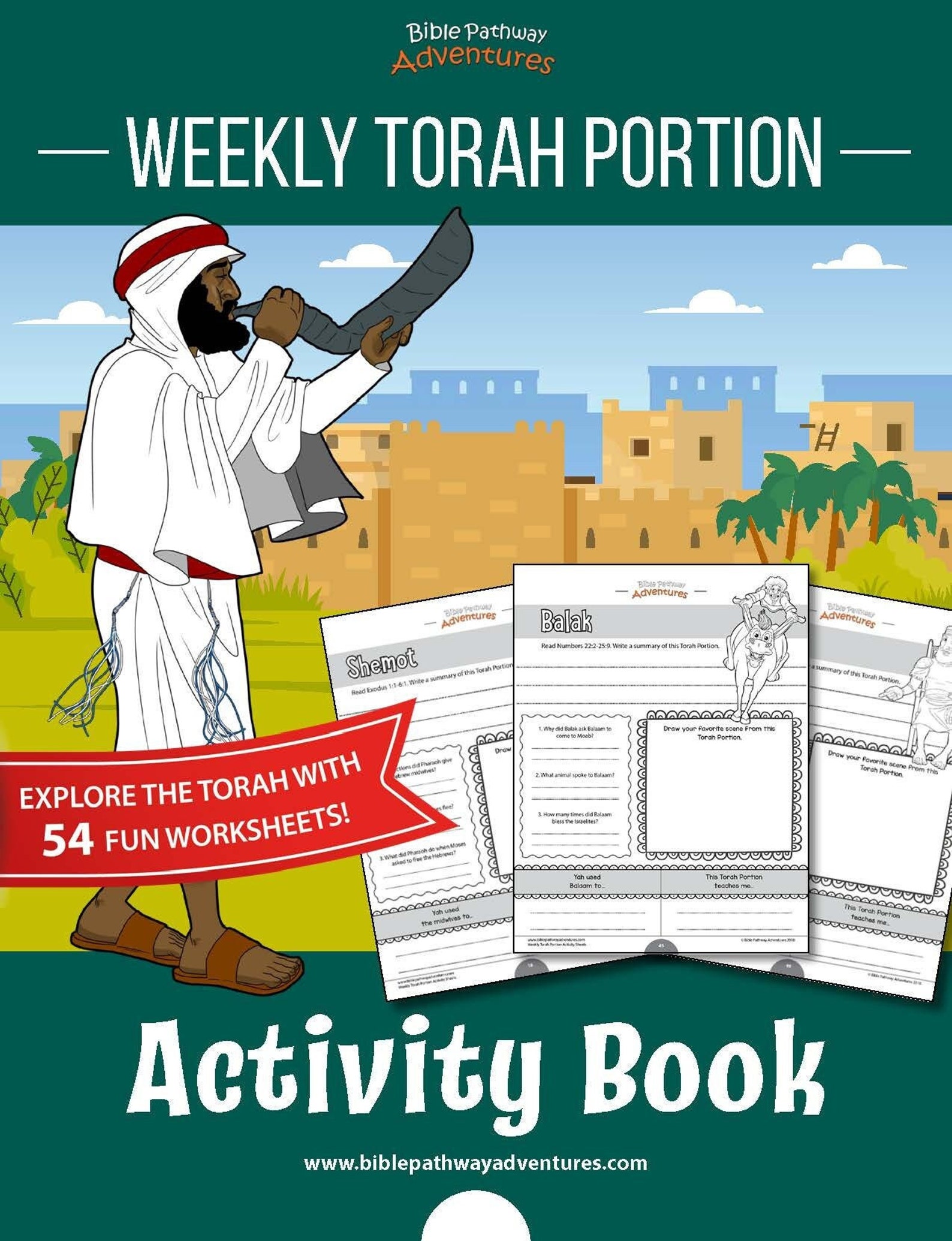 Weekly Torah Portion Activity Book - Etsy