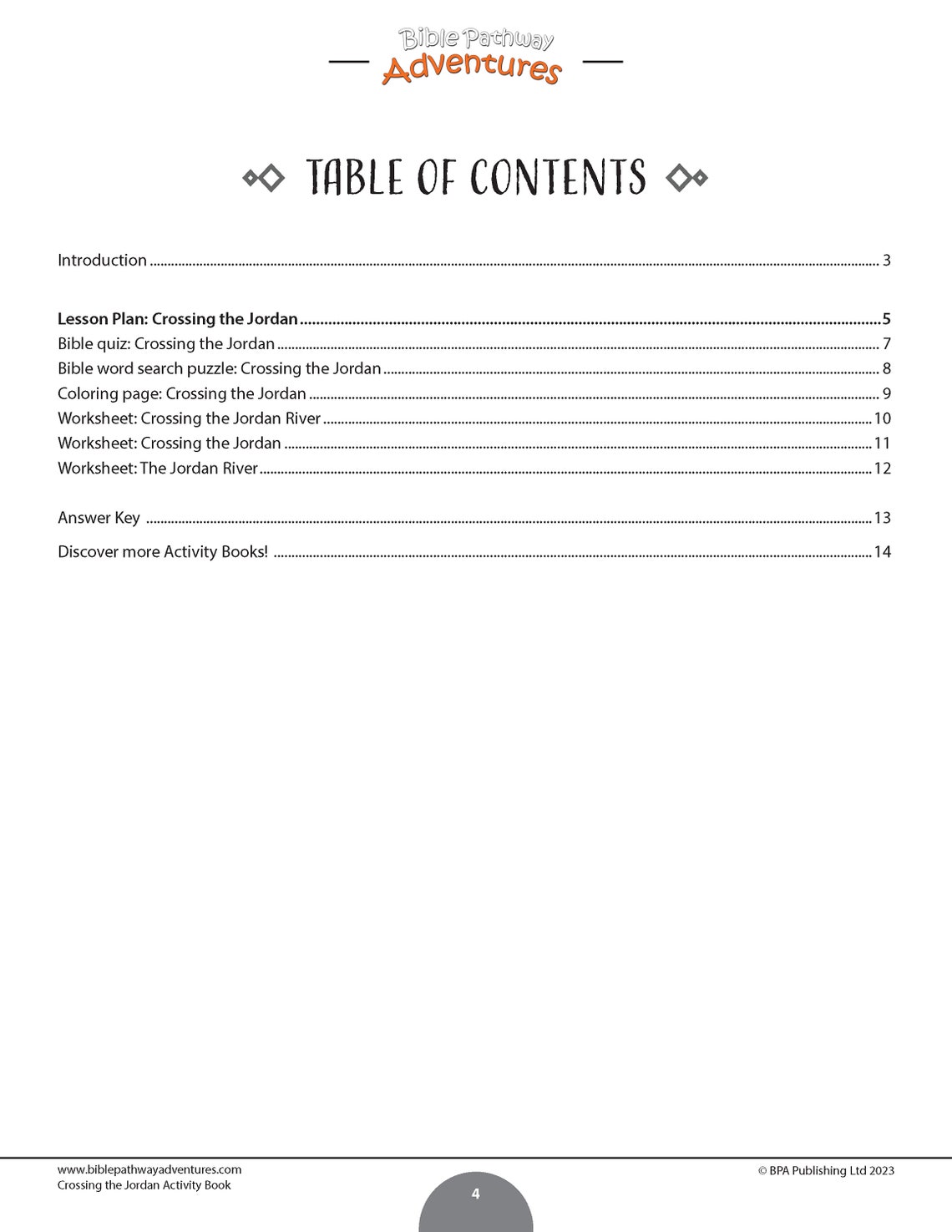 Bible Miracles: Crossing the Jordan Activity Book - Etsy