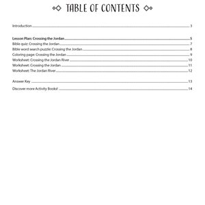 Bible Miracles: Crossing the Jordan Activity Book - Etsy