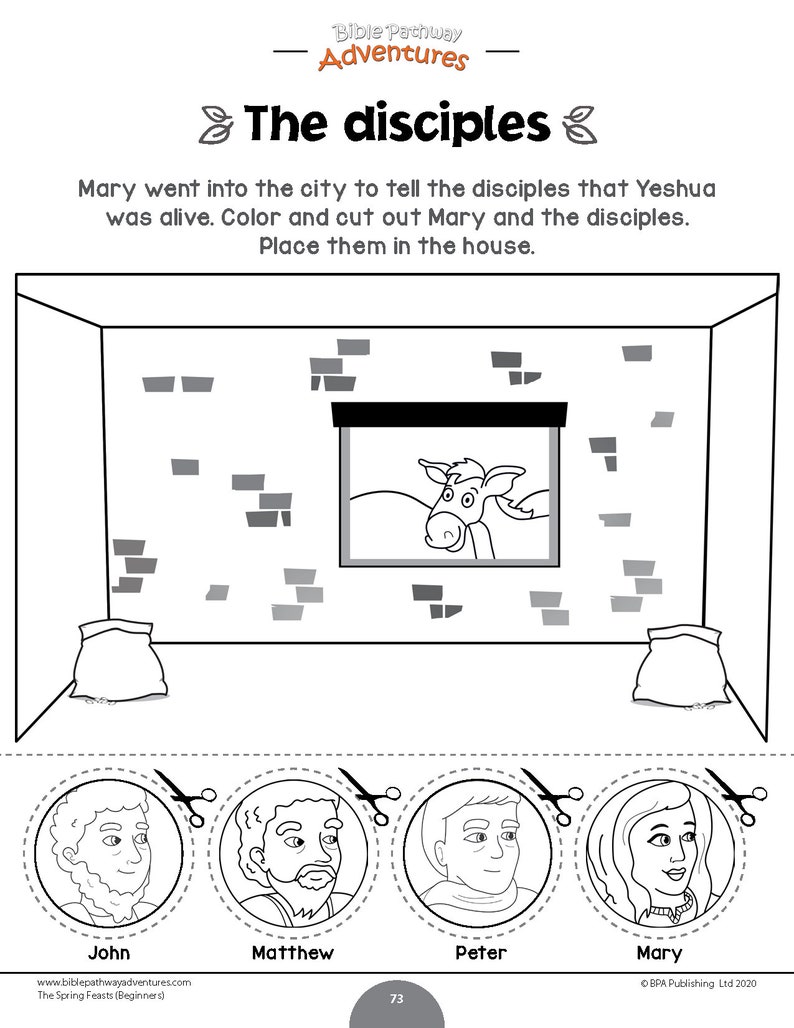 The Spring Feasts Activity Book for Beginners - Etsy