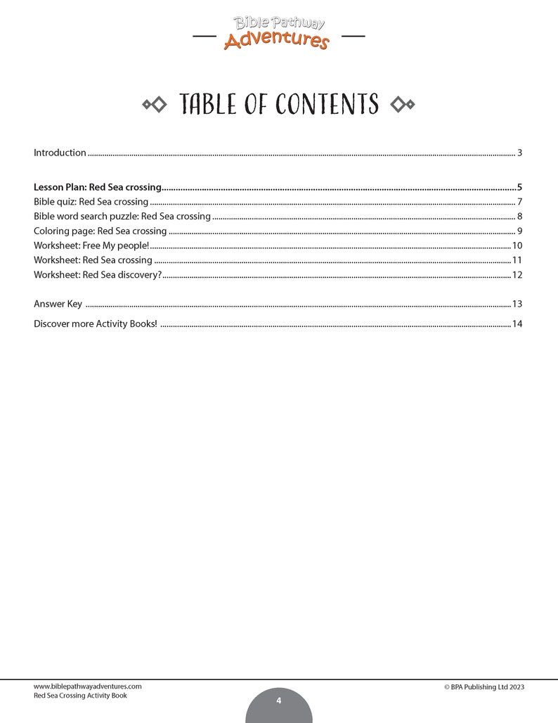 Bible Miracles: Red Sea Crossing Activity Book - Etsy
