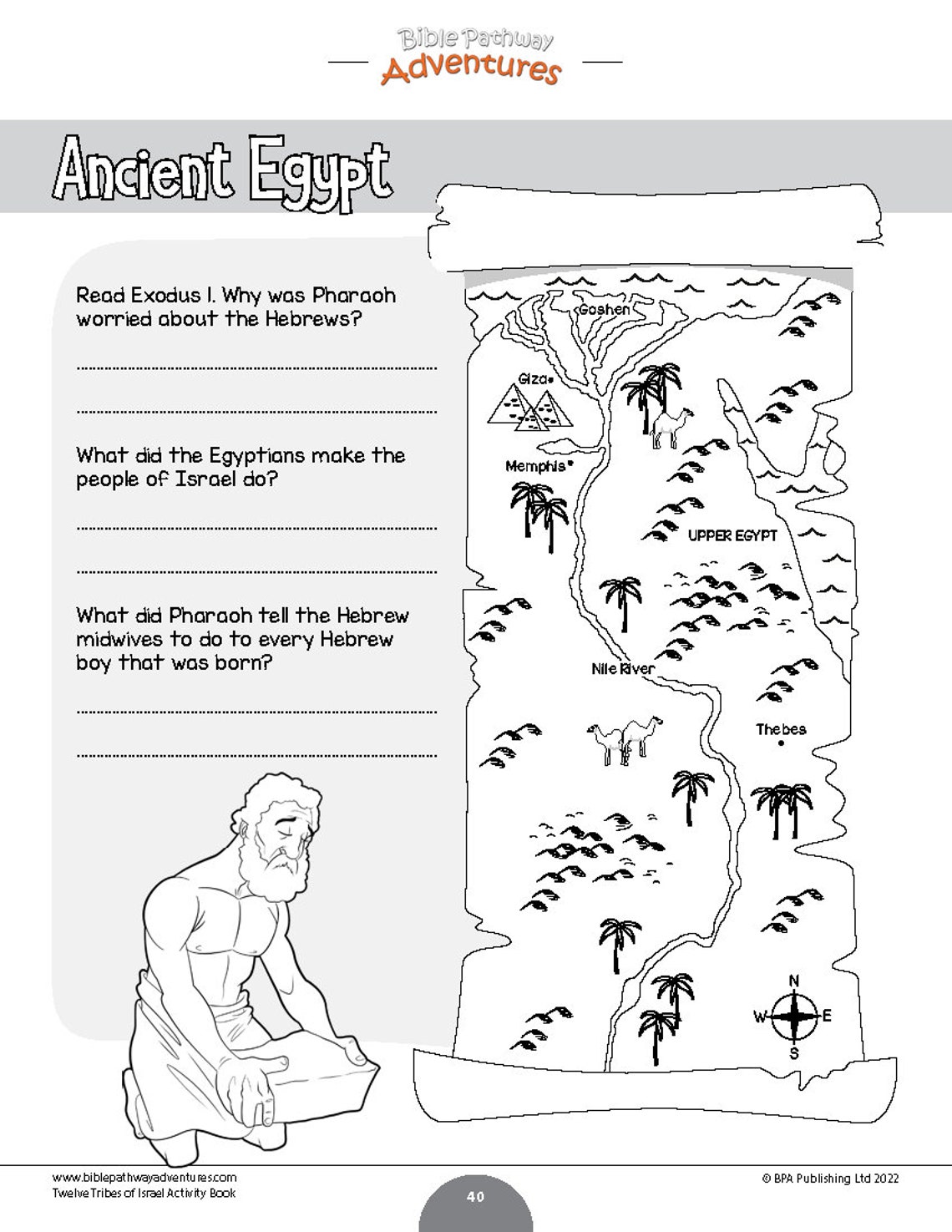 Twelve Tribes of Israel Activity Book for Kids Ages 6-12 - Etsy