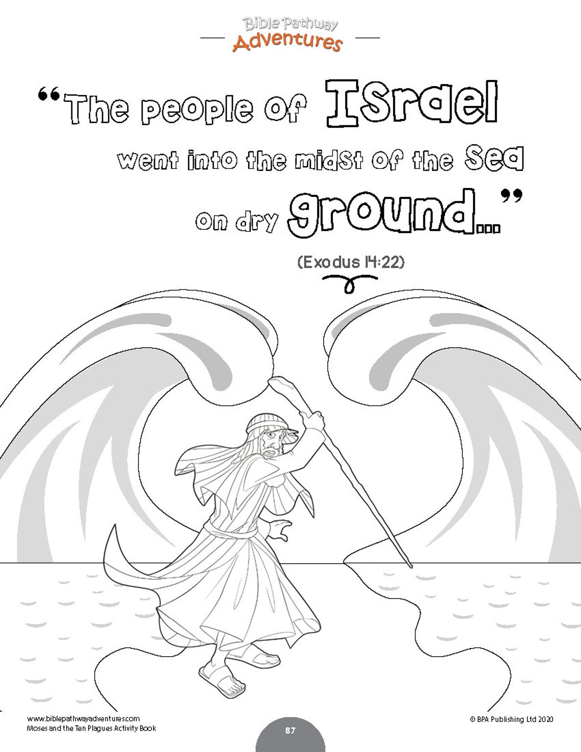 Moses and the Ten Plagues Printable Activity Book | Etsy