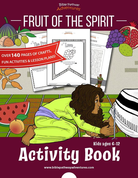Fruit of the Spirit Activity Book & Lesson Plans | Etsy