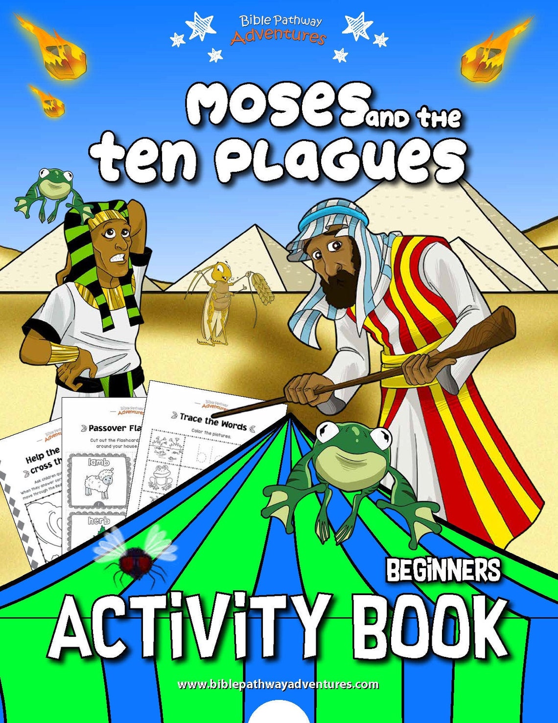 Moses and the Ten Plagues Activity Book | Etsy