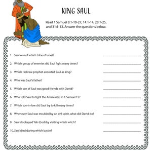 Bible Heroes Quiz Book - Etsy