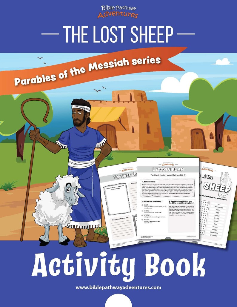 Bible Parable: the Lost Sheep Activity Book - Etsy