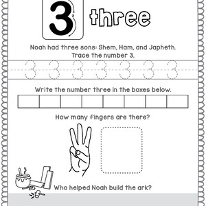 Noah's Ark Coloring Activity Book for Beginners - Etsy