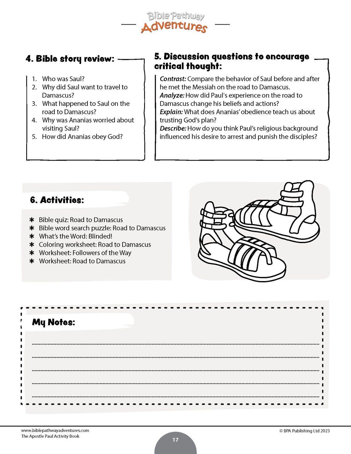 BUNDLE: Paul the Apostle Activity Books - Etsy