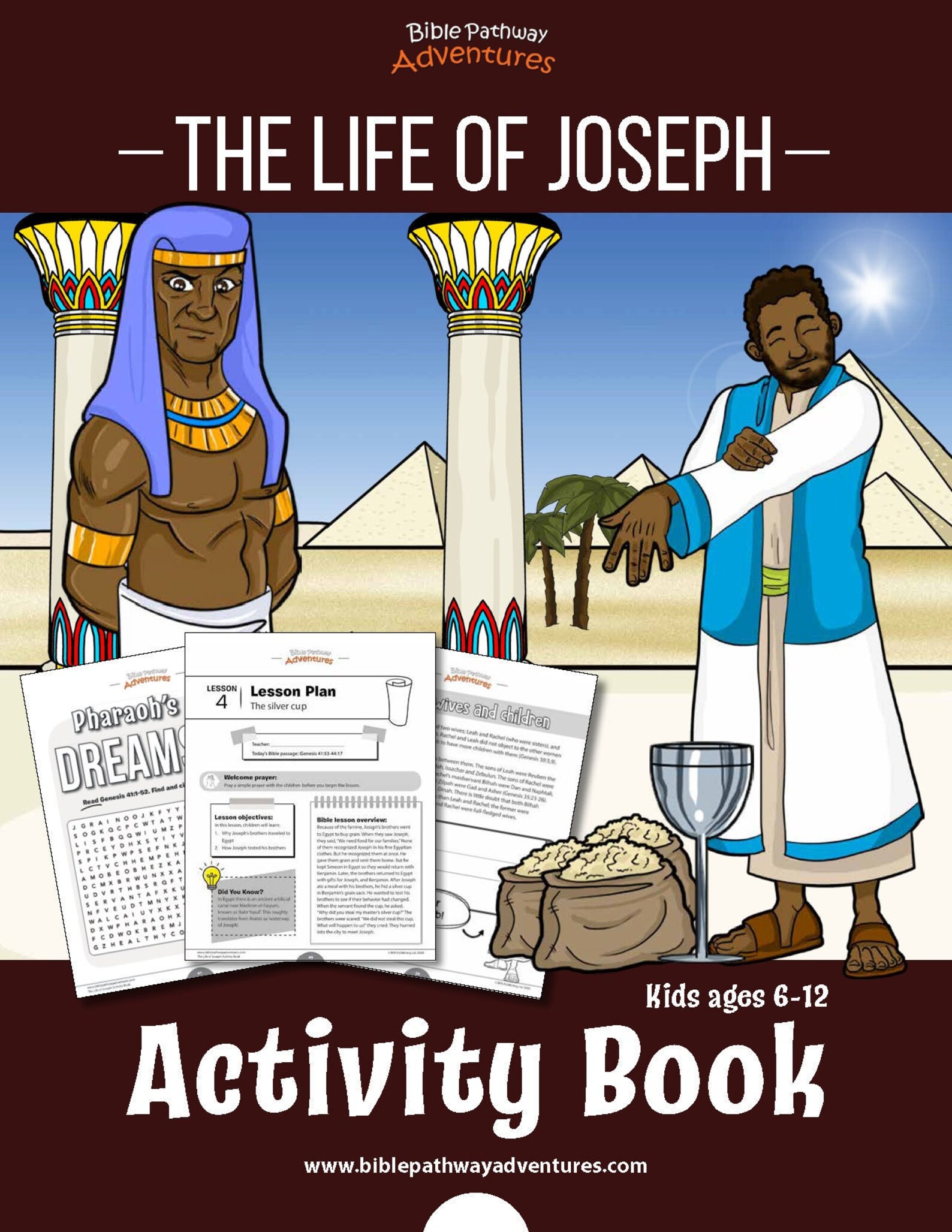 The Life of Joseph Activity Book - Etsy