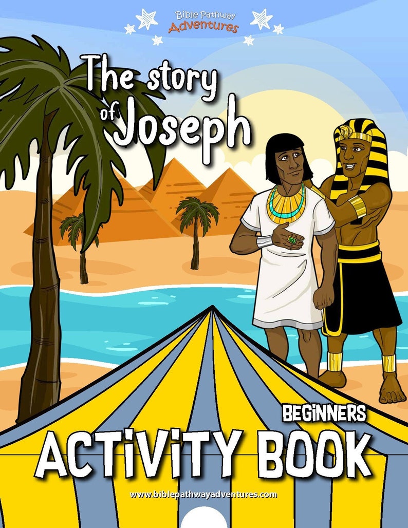 The Story of Joseph Activity Book for Beginners - Etsy