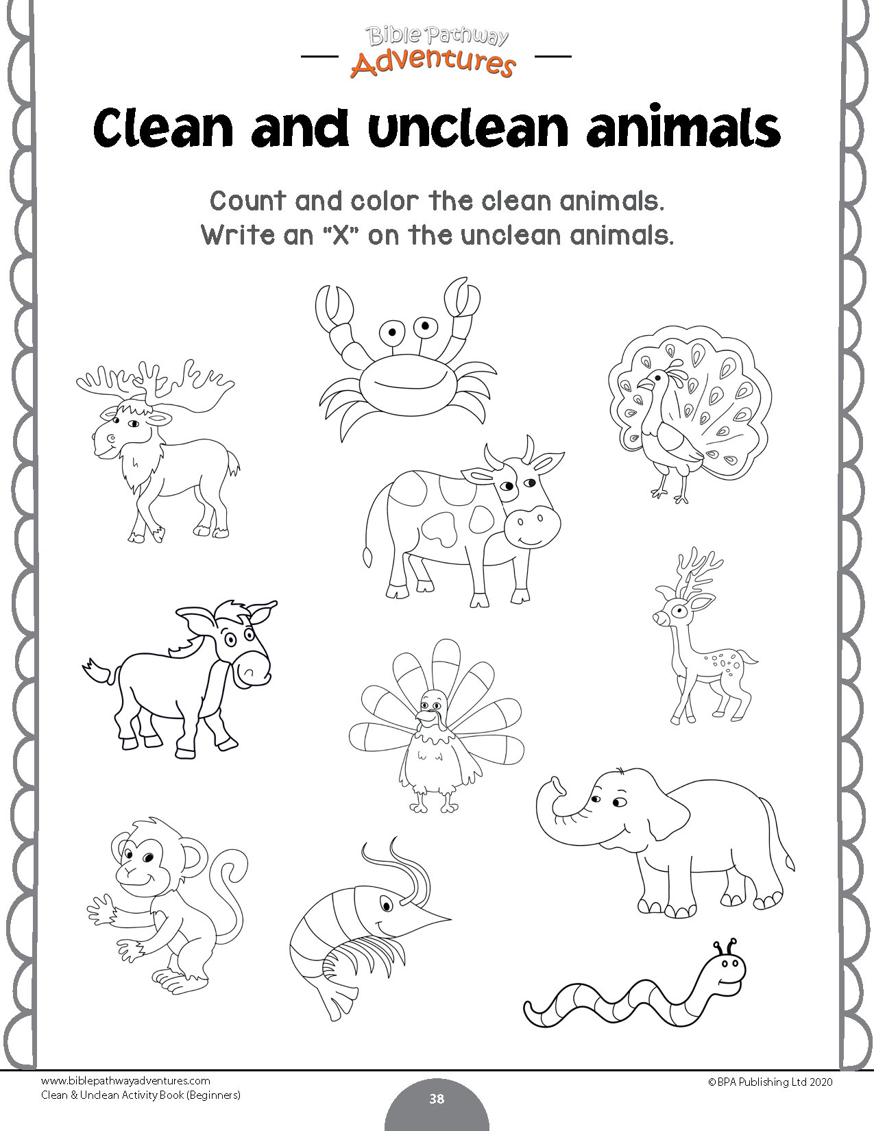 Clean and Unclean Activity Book for Beginners - Etsy