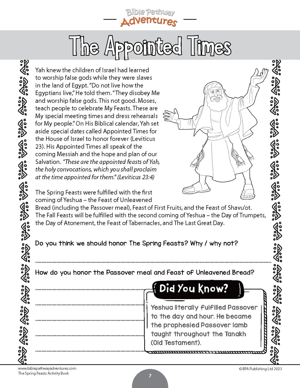 The Spring Feasts Activity Book: Passover, First Fruits, Pentecost - Etsy