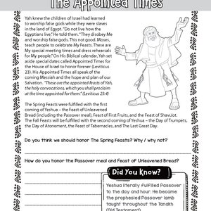 The Spring Feasts Activity Book: Passover, First Fruits, Pentecost - Etsy