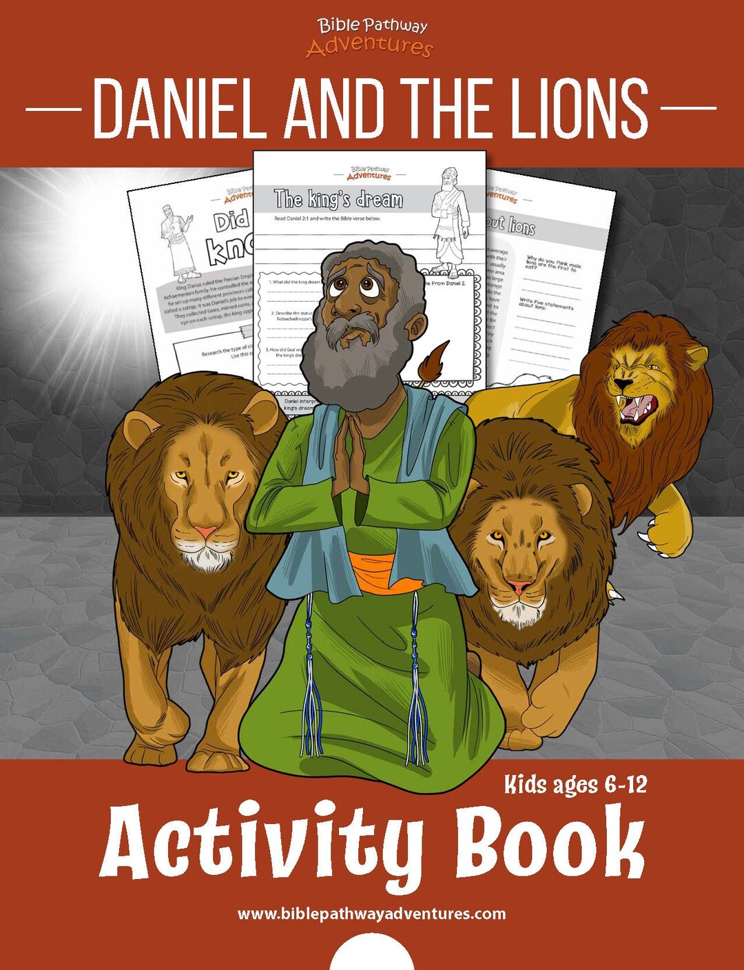 Daniel and the Lions Activity Book - Etsy