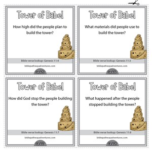 Bible Task Cards: Old Testament - Etsy